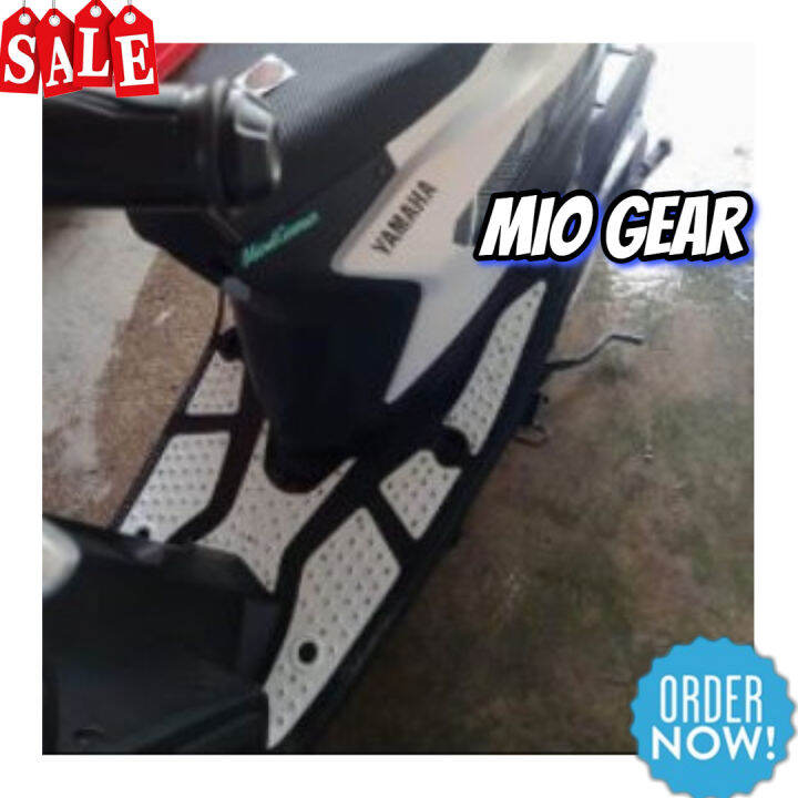 YAMAHA MIO GEAR ALLOY POWDER COATED FOOTBOARD MATTING / MIO GEAR 350 S ...