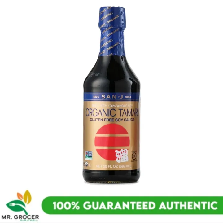 San-J Organic Tamari Whole Soy Sauce 592ml | Lazada PH