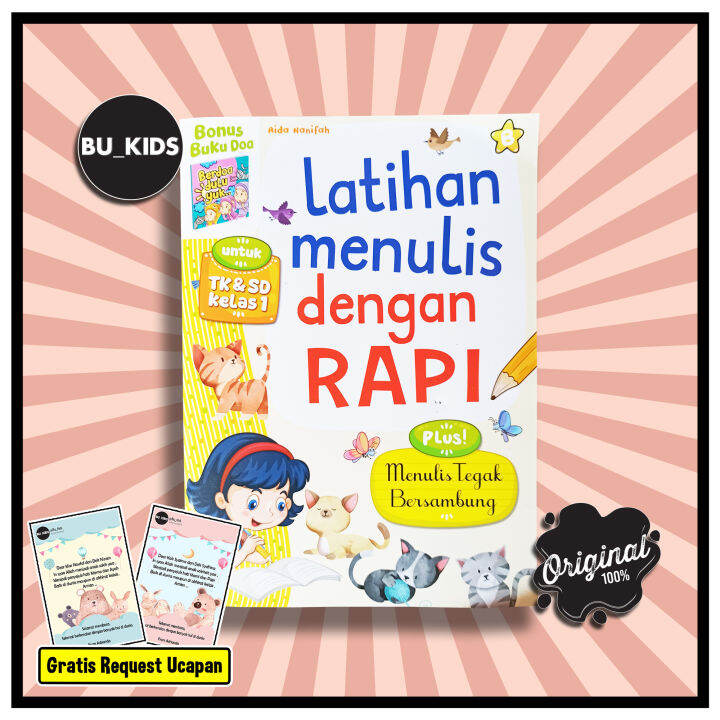 Buku Belajar Menulis Latihan Menulis Dengan Rapi Untuk Tk dan Paud ...