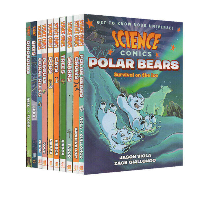 English original science comics children's science cartoon series 10 ...