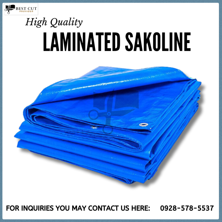 FREE ROPE!! 8x7ft HIGH QUALITY LAMINATED SAKOLINE 100% WATERPROOF ...