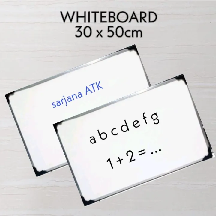 Papan Tulis Whiteboard / White board 30 x 50cm | Lazada Indonesia