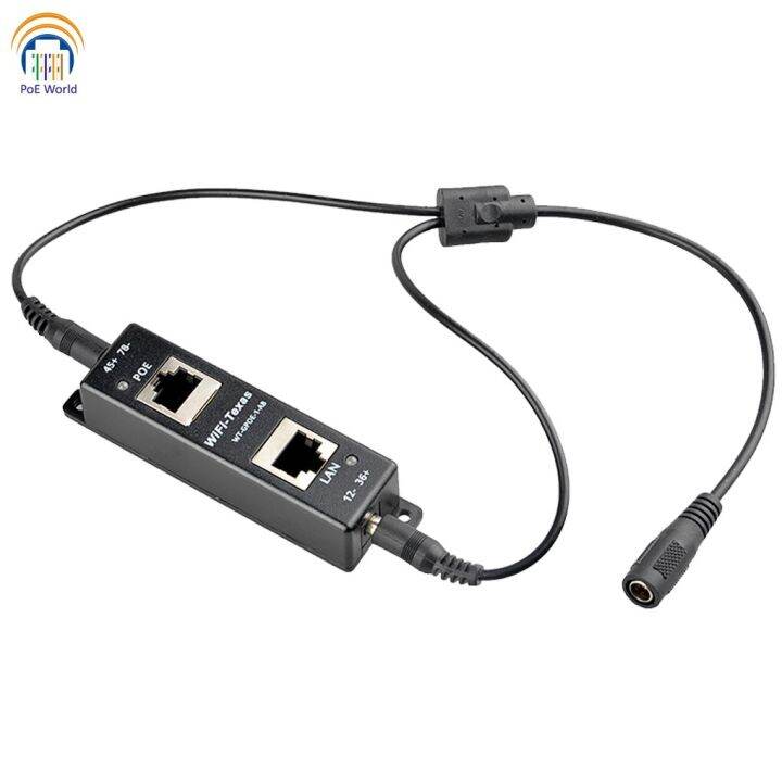 12V-56V Passive PoE Injector/Splitter 1000mbps data speed PoE Plus ...