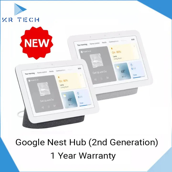 Google Nest Hub 2 with Google Assistant Smart Home Assistant + Sleep ...