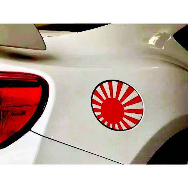 Sticker stiker mobil sticker bendera buat tutup tangki mobil all mobil ...