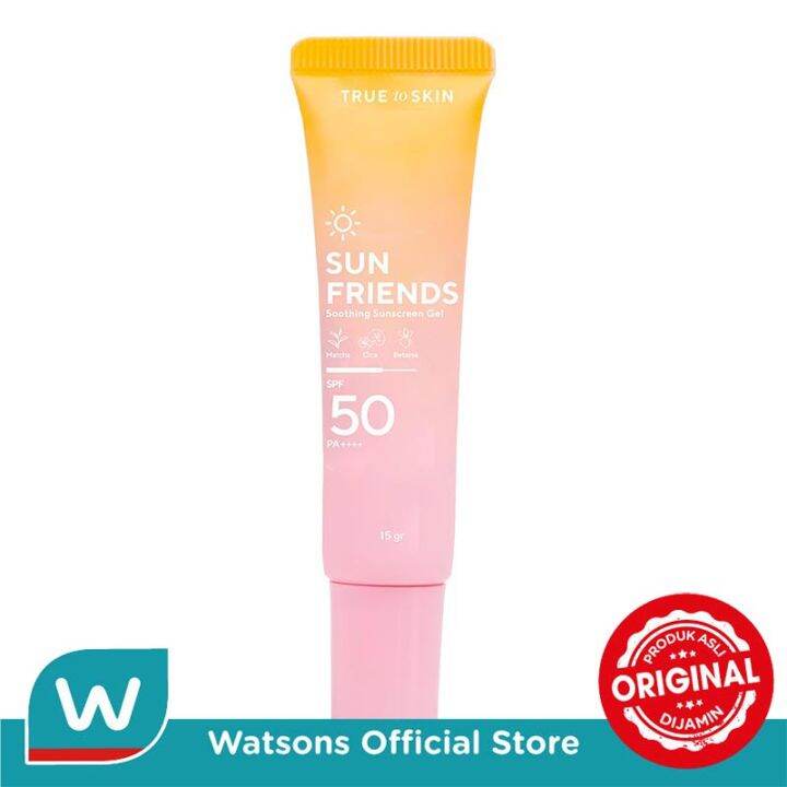 True To Skin Sunfriends Soothing Sunscreen Gel SPF 50 PA ++++ 15ml | Lazada Indonesia