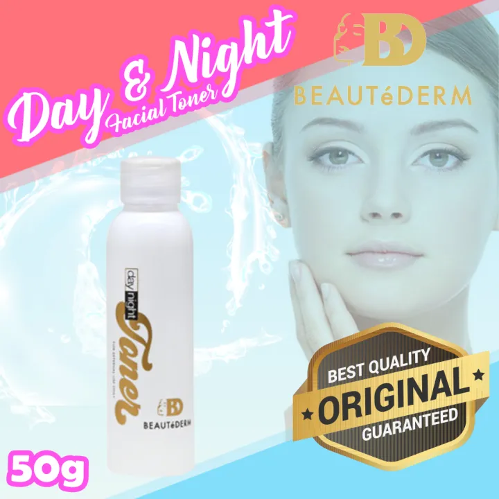 BEAUTeDERM Day % Night Facial Toner 50ml Health & Personal Care Skin ...