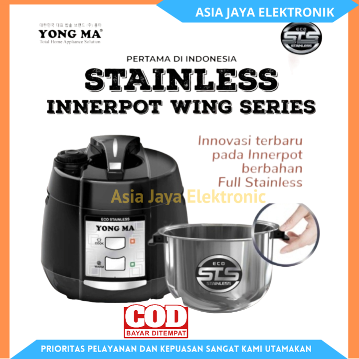 MAGICOM YONGMA 2 LITER SMC 4053 MEJIKOM PANCI STAINLESS 100% ORIGINAL ...