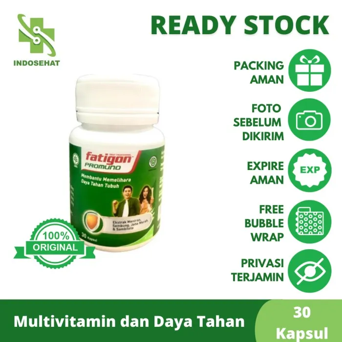 Fatigon Promuno Per Botol 30 Kapsul | Lazada Indonesia