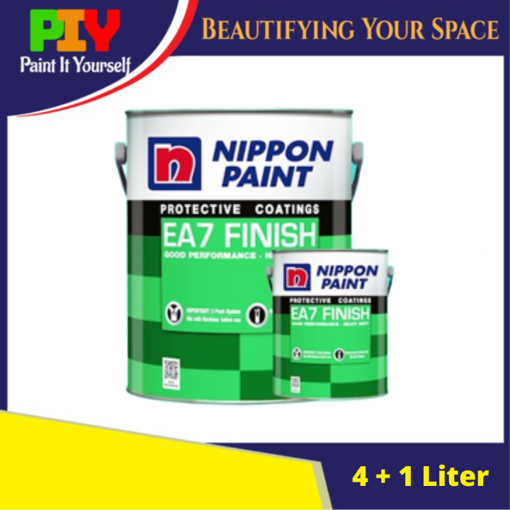 Nippon Paint EA7 Finish Floor paint (Ready stock) Cat Epoxy Cat Lantai ...