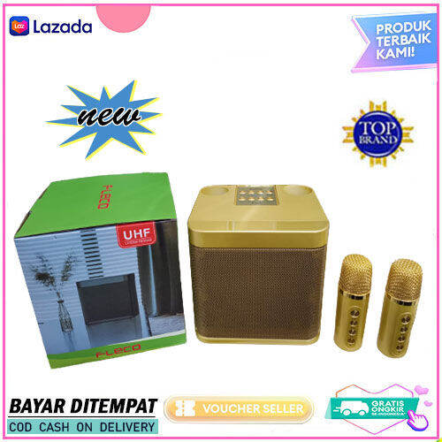 Speaker Bluetooth fleco f-203 free 2 Mic Bluetooth new Model | Lazada Indonesia