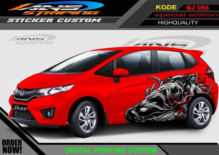 VARIASI MOBIL HONDA JAZZ / STIKER MOBIL BRIO AVANZA YARIS XENIA / DECAL ...