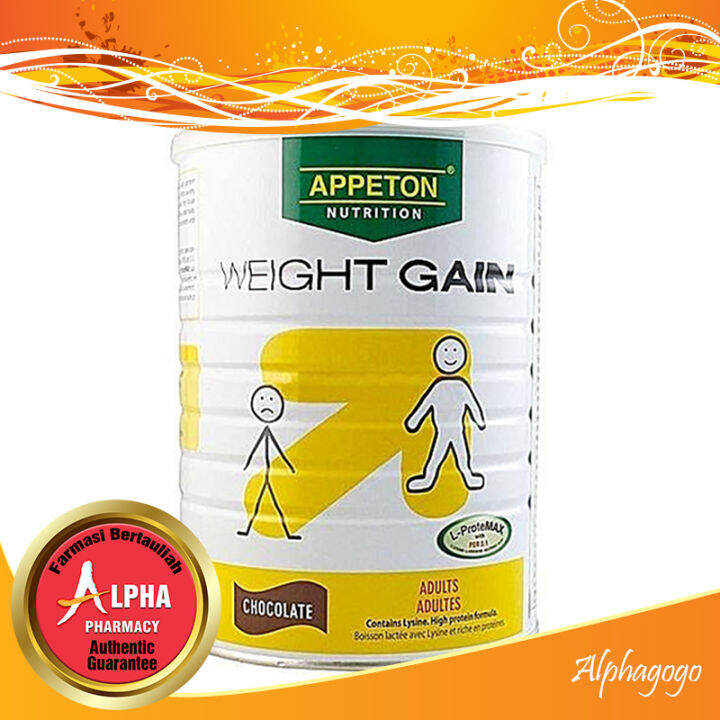 Appeton Weight Gain Adult (Chocolate / Vanilla) 900g | Lazada