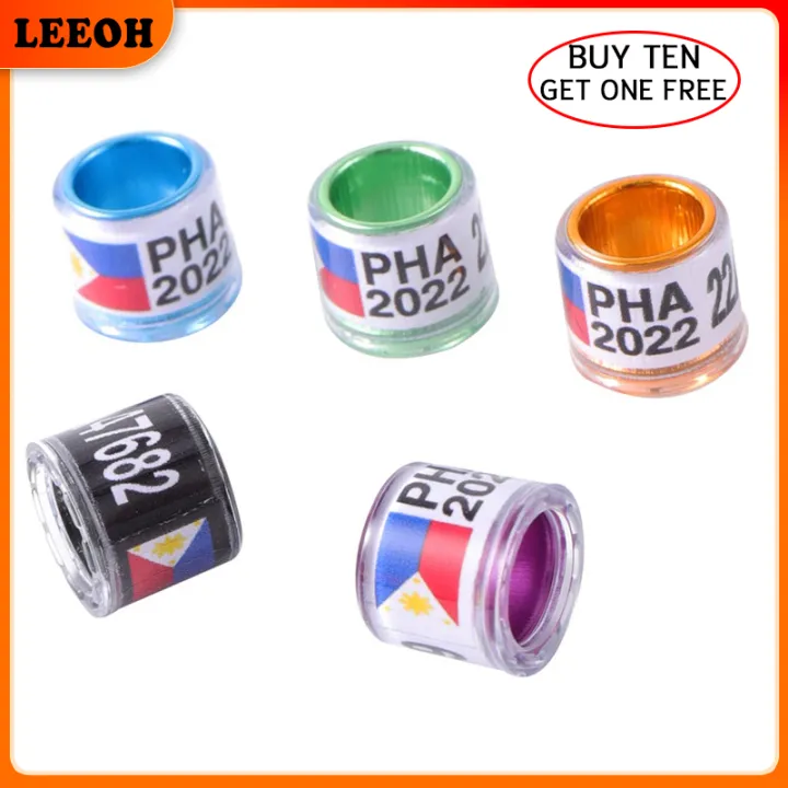 2022 PHA Pigeon foot ring 2022 Pigeon ring 8mm PHA Aluminum foot ring ...