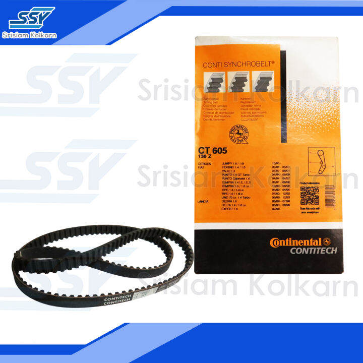 CONTITECH สายพานราวลิ้น FIAT_TEMPRA 138T ( CT605 ) | Lazada.co.th