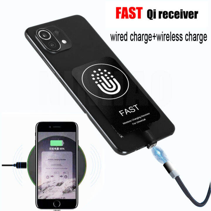 Qi Wireless Charging Receiver สำหรับศัพท์ Type Candroid,Fast Wireless ...