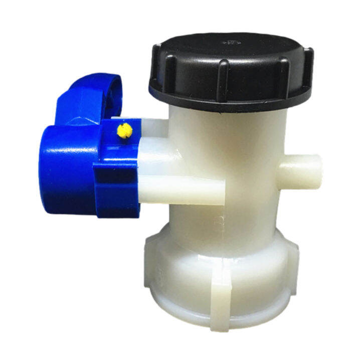Chemical barrel switch IBC ton barrel valve switch DN40/DN50 butterfly ...