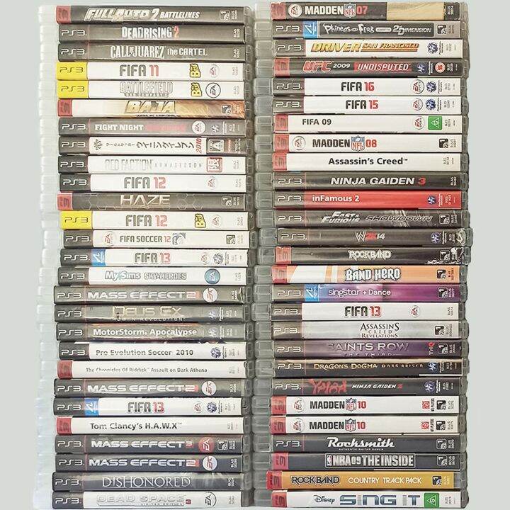 PS3 Games - Original PlayStation 3 Video Game CD Discs (Used And Tested ...