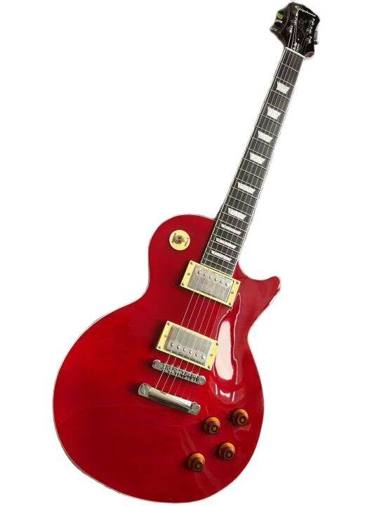 Upgrade Epiphone Les Paul Standard Red Flame Maple Top Eletric Guitar Professional Guitars ...