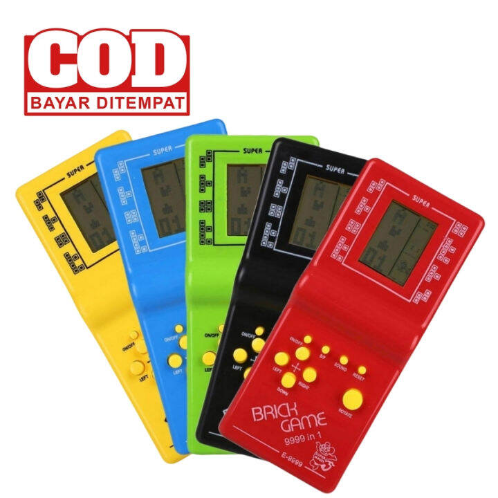 Mainan Anak Gamebot Tetris Bricks Game 9999 in 1 Gimbot Gameboy Gembot ...