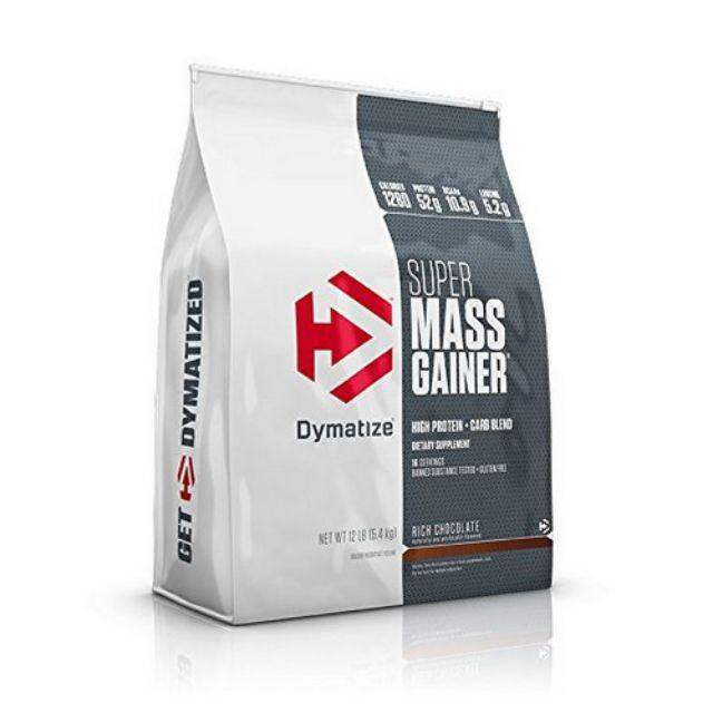 DYMATIZE SUPER MASS GAINER 12LBS 1280 Calories 52G Protein, Weight Gain ...