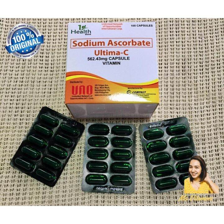Ultima C 30 Capsules Alkaline Vitamin C Sodium Ascorbate ...