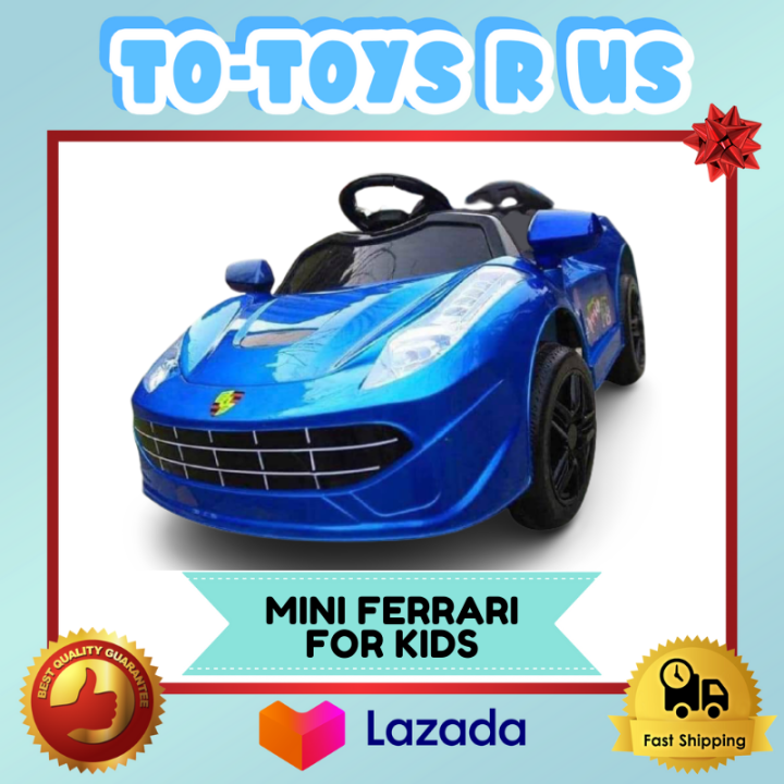 TOTOY'S MINI FERRARI CAR FOR KIDS WITH KEY LIGHTS REMOTE AND POWER ...