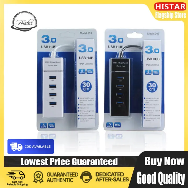 High 5Gbps USB 3.0 Super Speed 4 Port/7 Ports Hub | Lazada PH