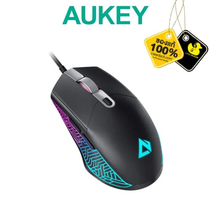AUKEY GM-F3 RGB Wired Gaming Mouse with 7200 DPI Optical Sensor, 6 ...