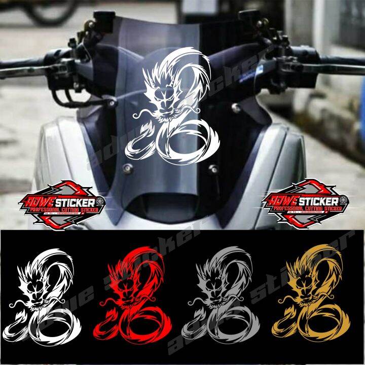 Stiker Naga Cina Hewan Mitos Variasi Motor Mobil Sticker Timbul Keren ...