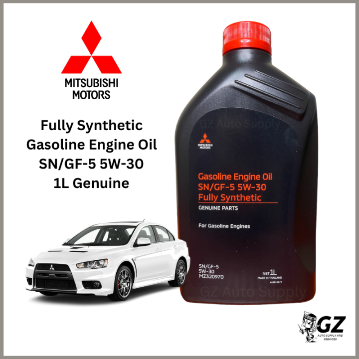 Mitsubishi Fully Synthetic Motor Oil SN/GF-5 5W-30 1L for Gasoline ...