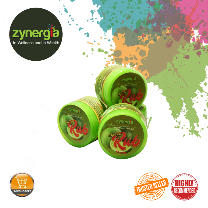 [best seller ]Original Zynergia Express Rub Menthol+Lime Oil Doc Atoi ...