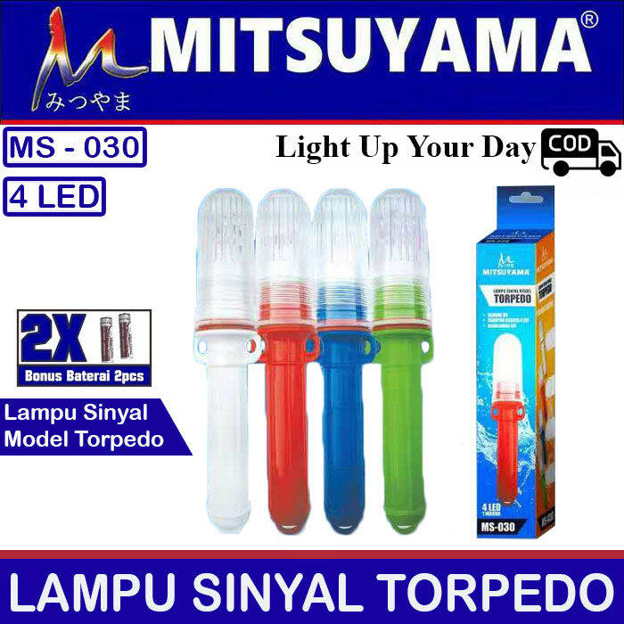 Lampu Sinyal Torpedo 4 LED - 1 Warna Ms-030 Mitsuyama | Lazada Indonesia