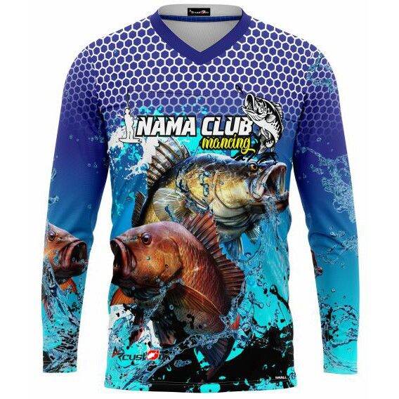 baju memancing ikan kakap/ jersey memancing gambar ikan kakap ...