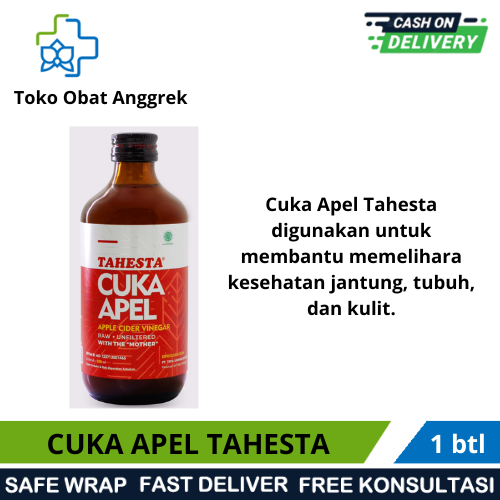 CUKA APEL TAHESTA 300 ML/MEMELIHARA KESEHATAN/MENJAGA KESEHATAN LAMBUNG ...