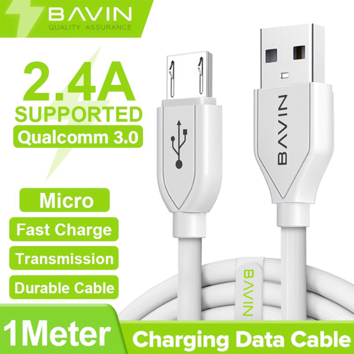 BAVIN CB071 Qualcomm3.0 Fast Charging Data Cable Micro /for Iph /Type-C ...