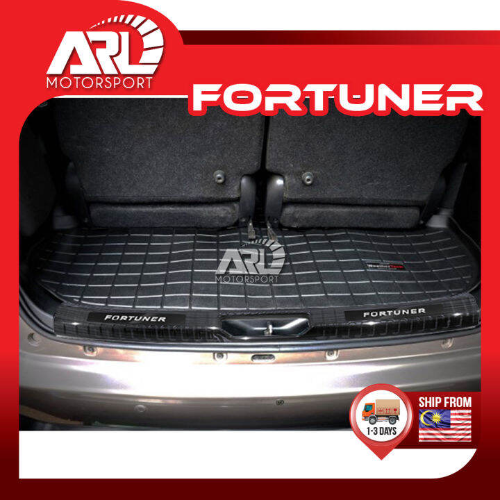 Toyota Fortuner Rear Bumper Protector Scuff Plate Trim Cover For ...