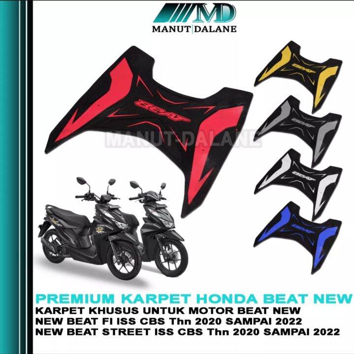 Karpet Pijakan Kaki Motor Honda Beat Deluxe ISS CBS Th 2020 - 2022 Beat Street ISS CBS Th 2020 ...