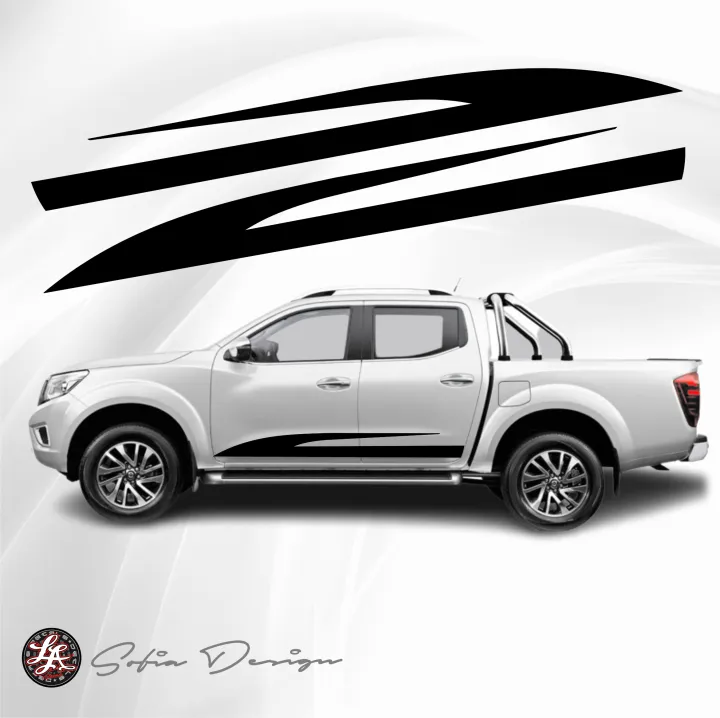 Nissan Navara Body Sticker Customized Cut Out Vinyl Sticker | Lazada PH