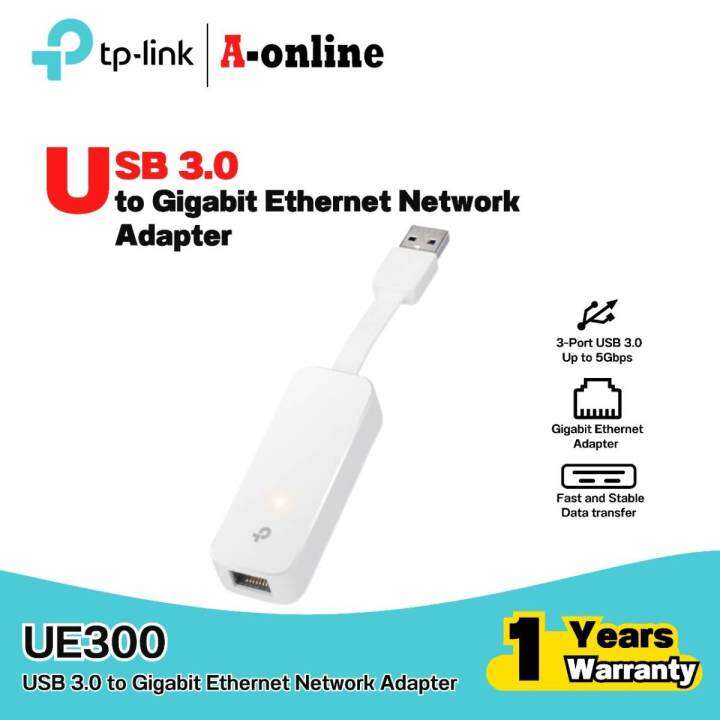TP Link UE300 USB 3.0 to Gigabit Ethernet Network Adapter | Lazada.co.th