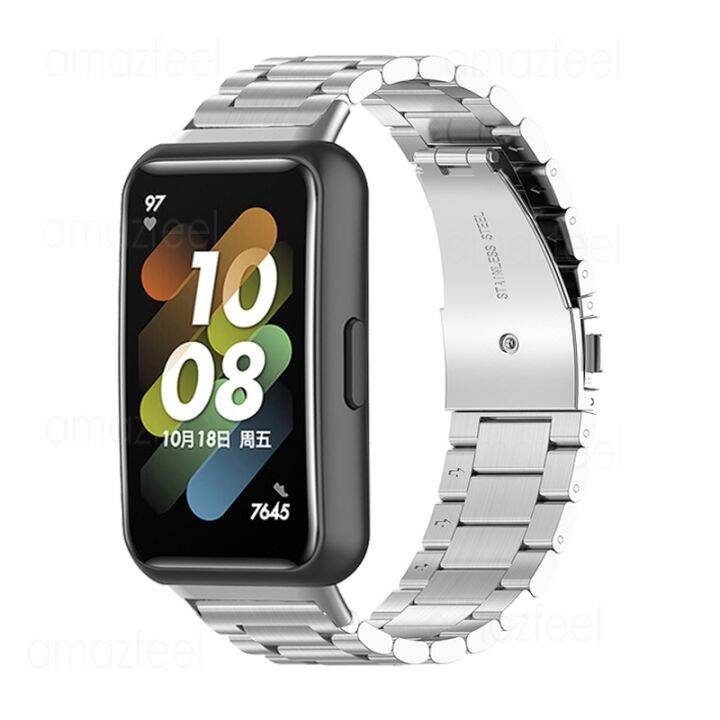 CHUYANG SHOP ‖ สายสแตนเลสสำหรับหัวเว่ยวง7 6สมาร์ทวงโลหะสายนาฬิกาข้อมือ ...