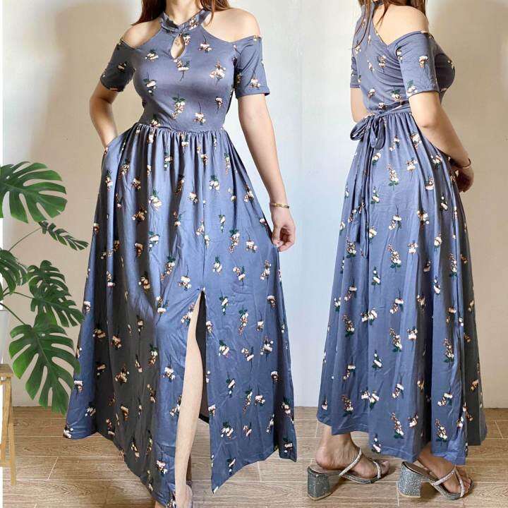 LOTLOT MAXI DRESS FIT SMALL TO XL | Lazada PH