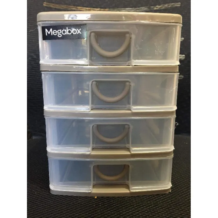 Megabox Gray Mini Drawer 4/5Layers | Lazada PH
