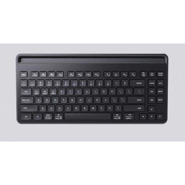 Miniso Ultra Thin Bluetooth Wireless Keyboard White and Silver ...