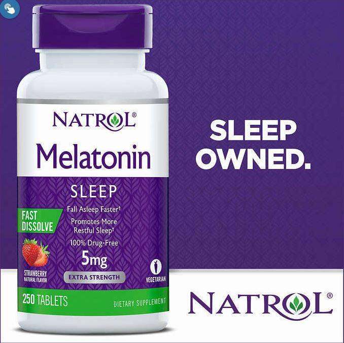Natrol Melatonin 5 mg., 250 Fast Dissolve Tablets exp 11-2023 | Lazada PH