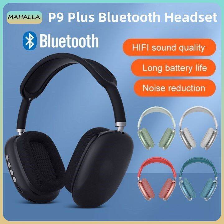 【Local】P9 Plus Bluetooth Headset Wireless Bluetooth Headset HIFI audio ...