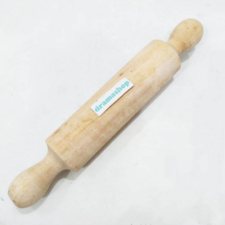 Rolling pin Gilingan rol roll kayu adonan kue puff pastry pangsit ...