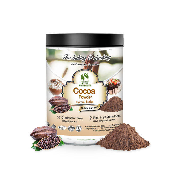 Dark Cocoa (Theobroma Cacao) Standardized Extract Powder (200g) | Lazada