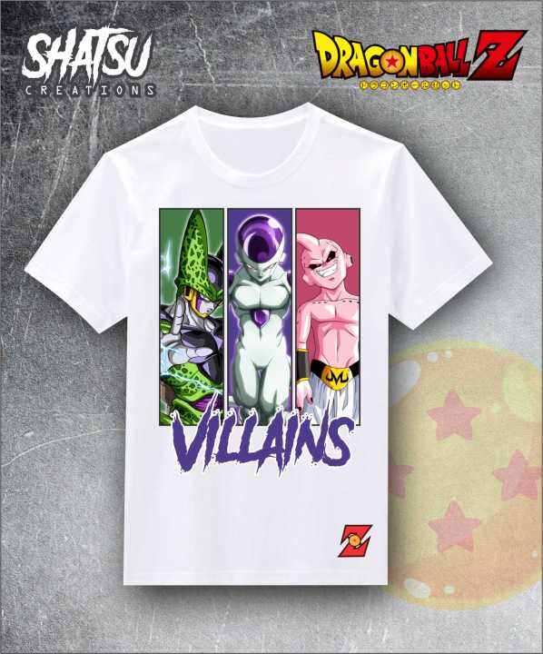 dragon ball z, freiza, freeza, cell, majin boo, anime shirt, dragon ...