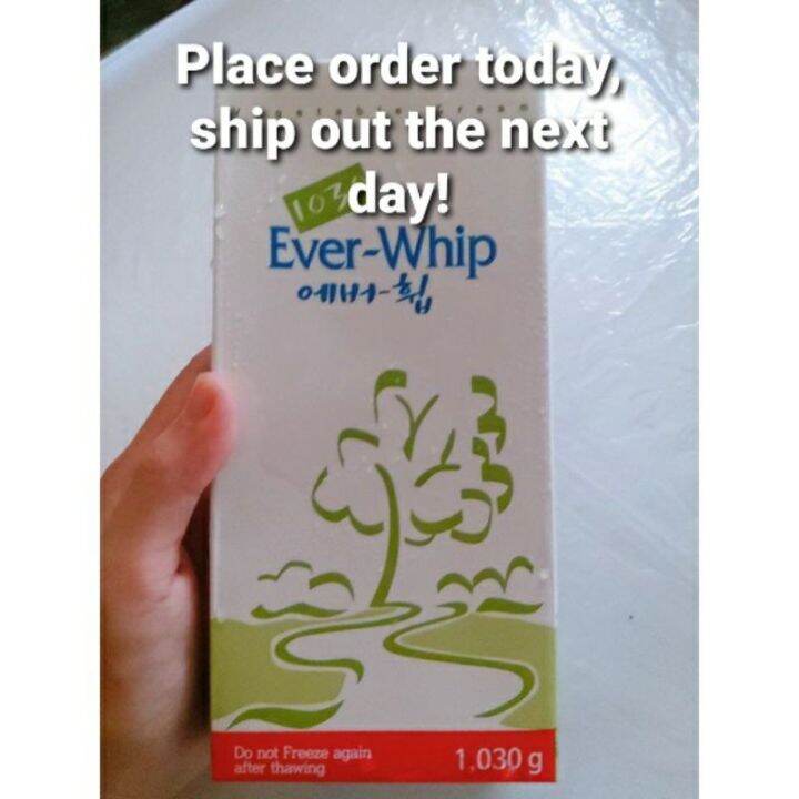 Ever-whip non dairy Whipping Cream (Non Dairy) 1L (Everwhip) | Lazada PH